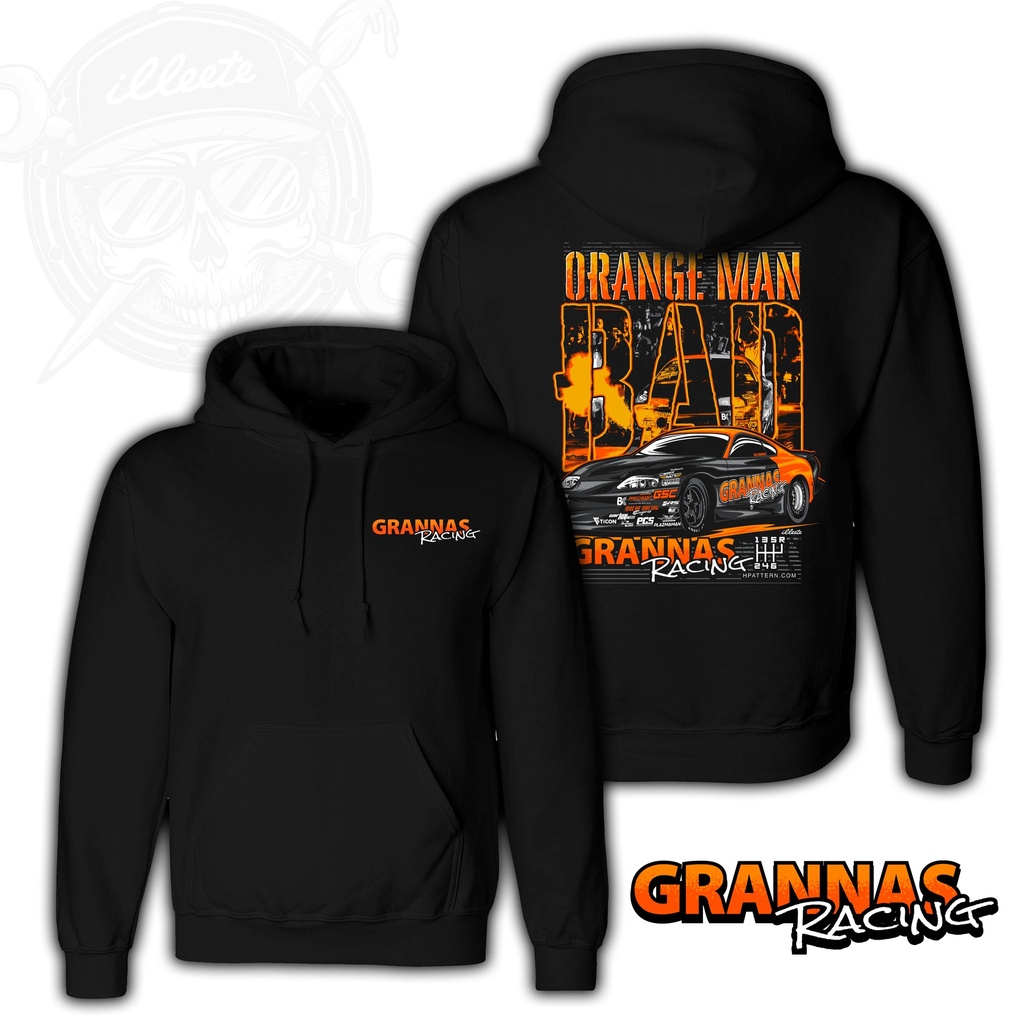 Grannas Racing "OMB" Supra Heavyweight Hoodie 2025 | Grannas Racing